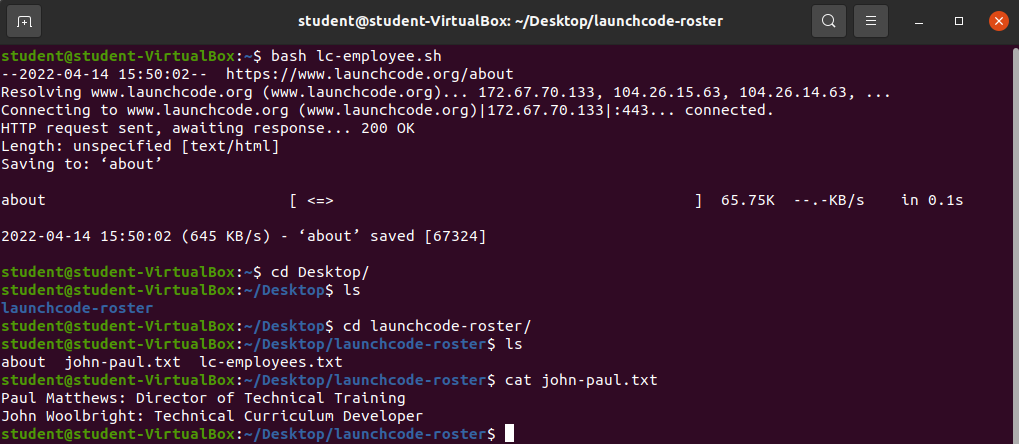 Scripting Linux Introduction