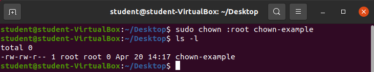 Changing File Ownership :: Linux Introduction Changing File Ownership :: Linux Introduction