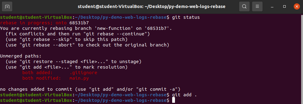 Git Rebase Linux Introduction