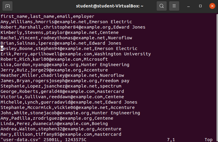 Normal Mode File Navigation Linux Introduction
